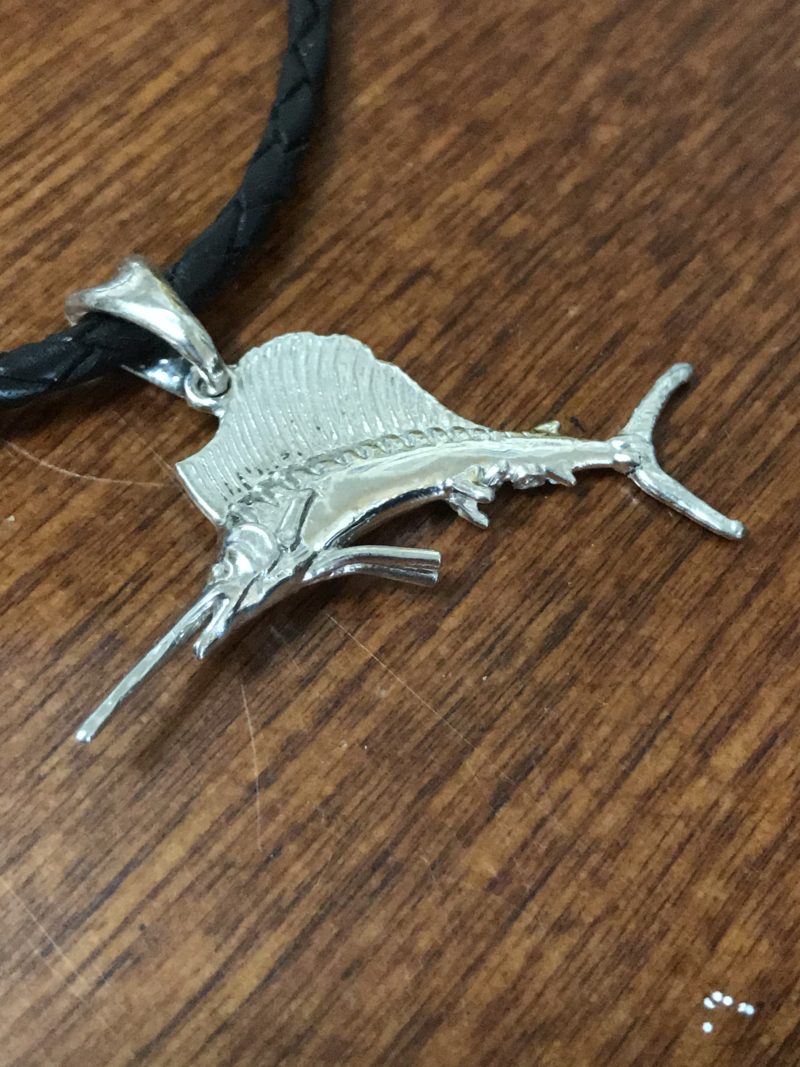 Sailfish Pendant 3D Necklace - Darcizzle Offshore