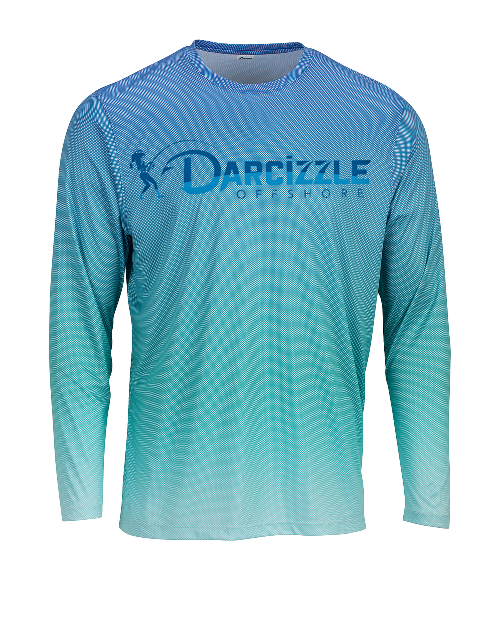 Darcizzle Offshore Performance Blue Mist/Teal Ombre Long Sleeve ...